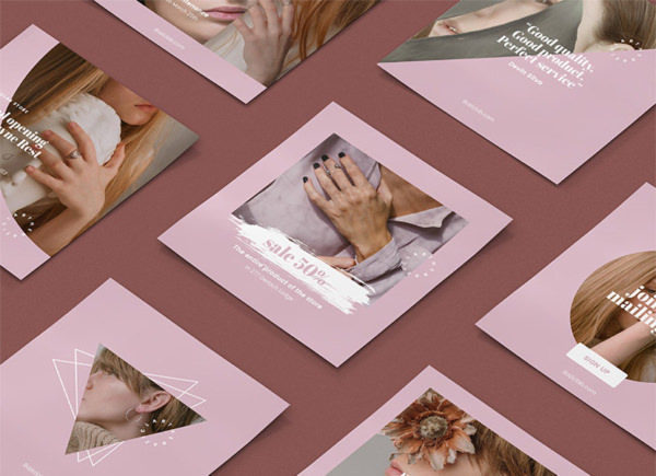 19 Free Instagram Square Templates For Social Media Influencers