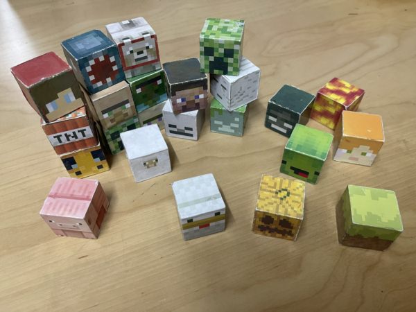 Free 24 Printable DIY Minecraft Cube Papercraft Templates