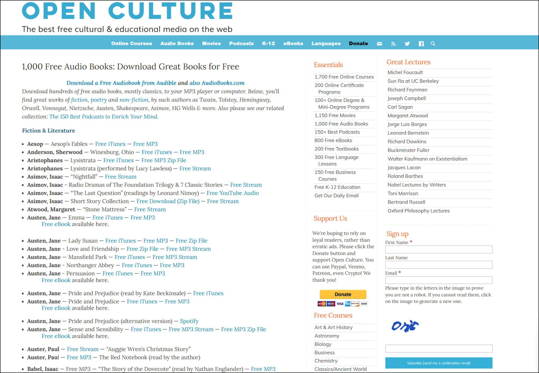 10 Best Free Audiobook Sites - Amazon Audible Alternatives