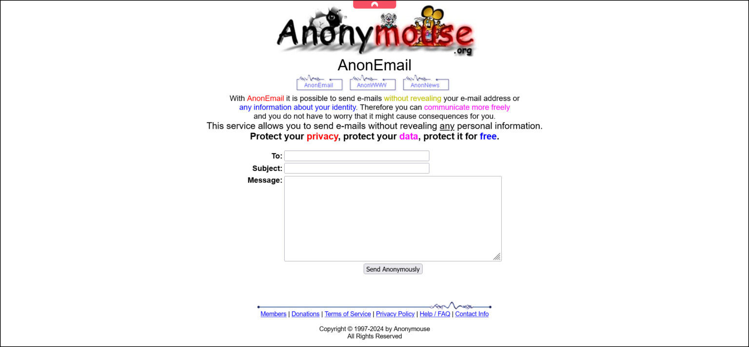 10 Sites To Send Free Anonymous Emails, Untraceable & Private